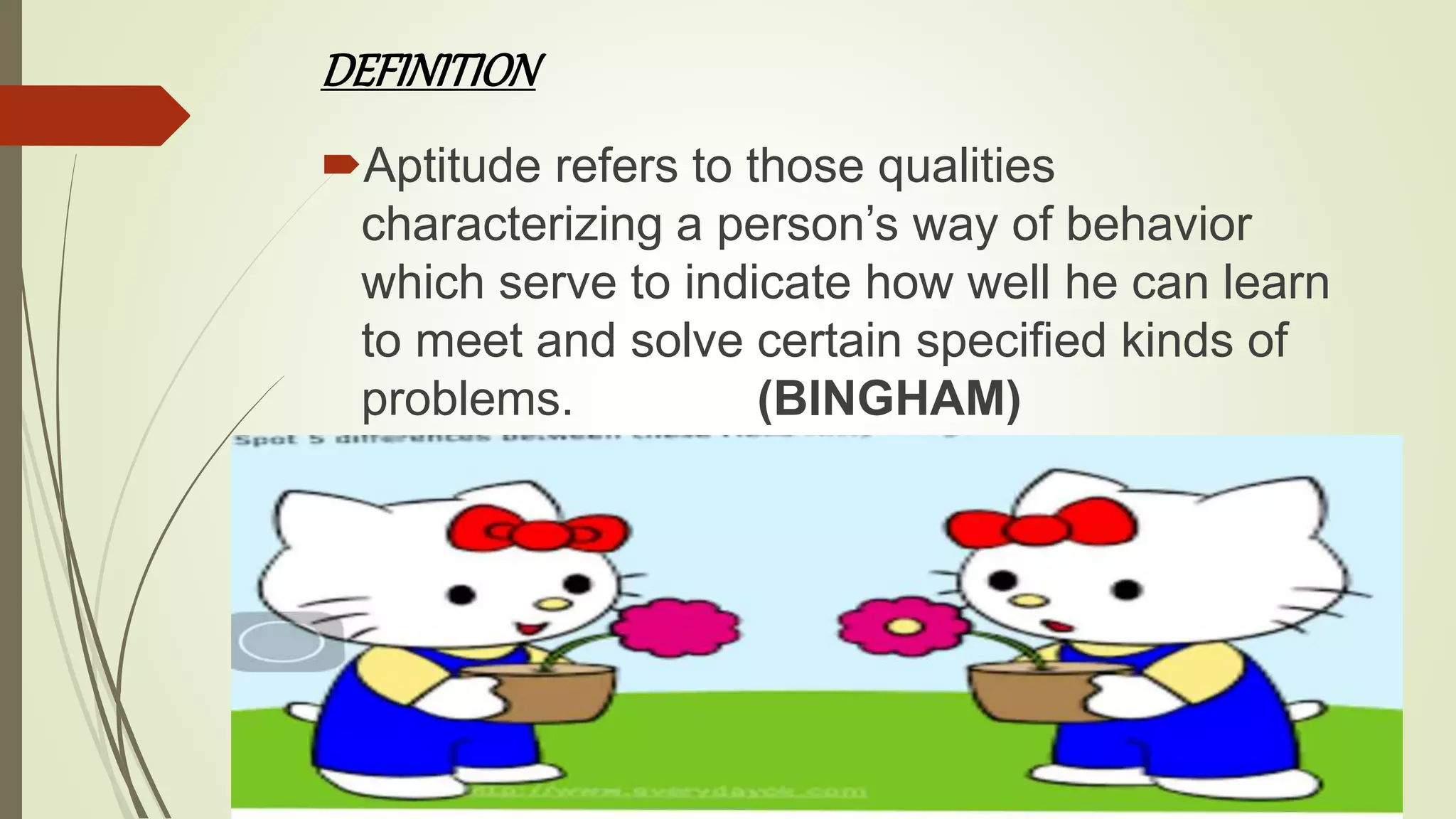 Aptitude test and its types. | PPTX