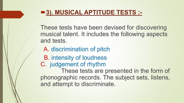 Aptitude test and its types. | PPTX | Education