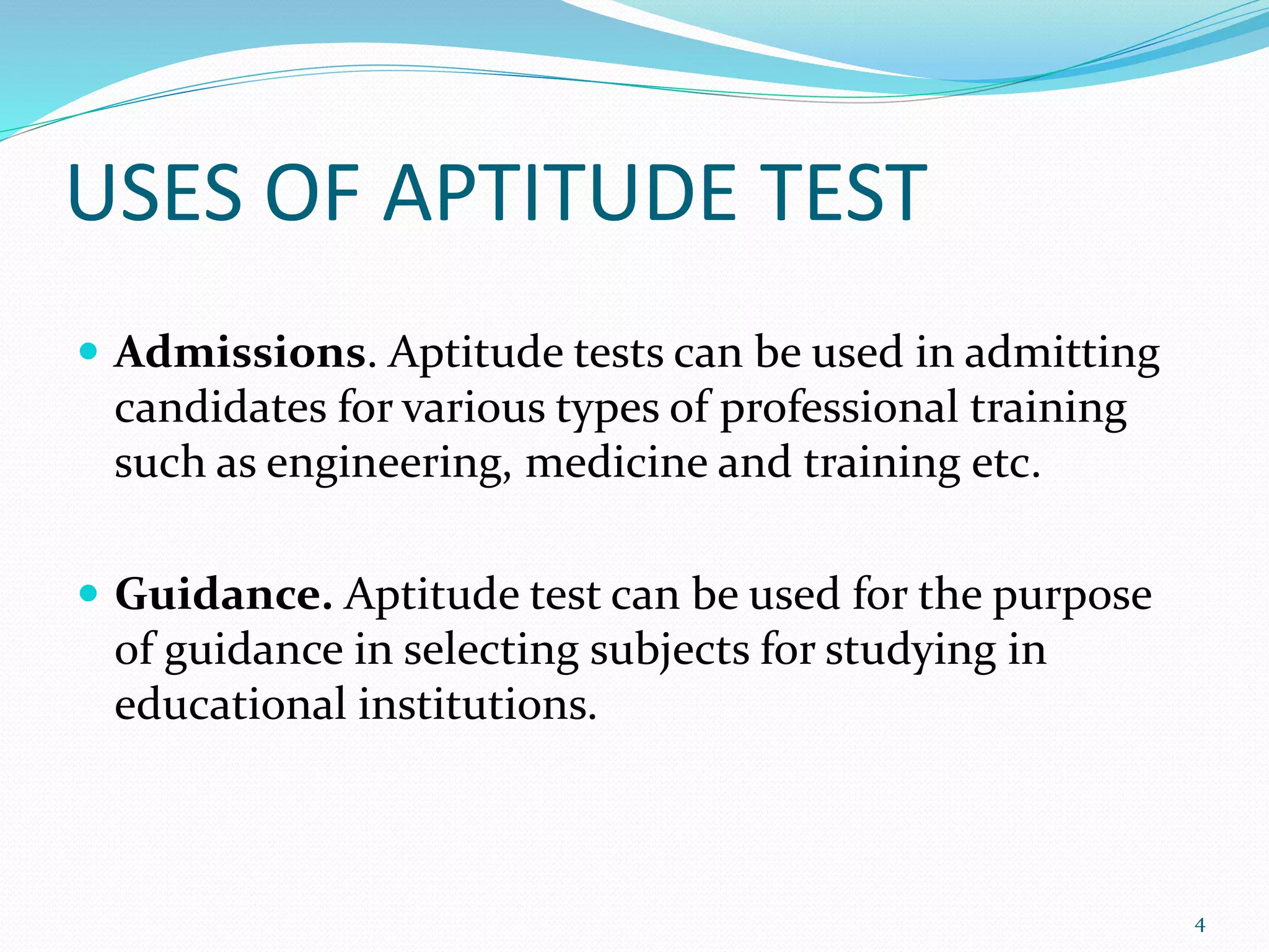 Aptitude test | PPTX