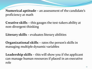Aptitude test | PPTX