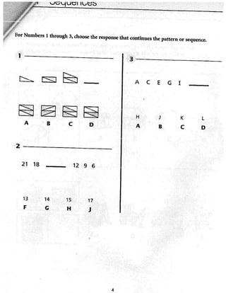 Aptitude test format | PDF