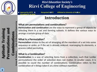 Aptitude Training - Permutation and Combination.pptx