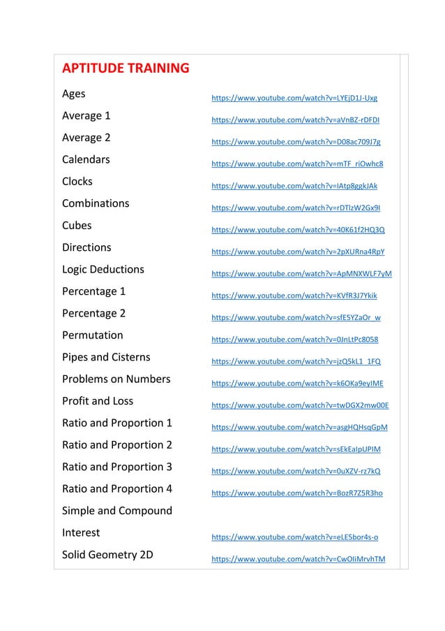 learn aptitude with questions and answers | PDF