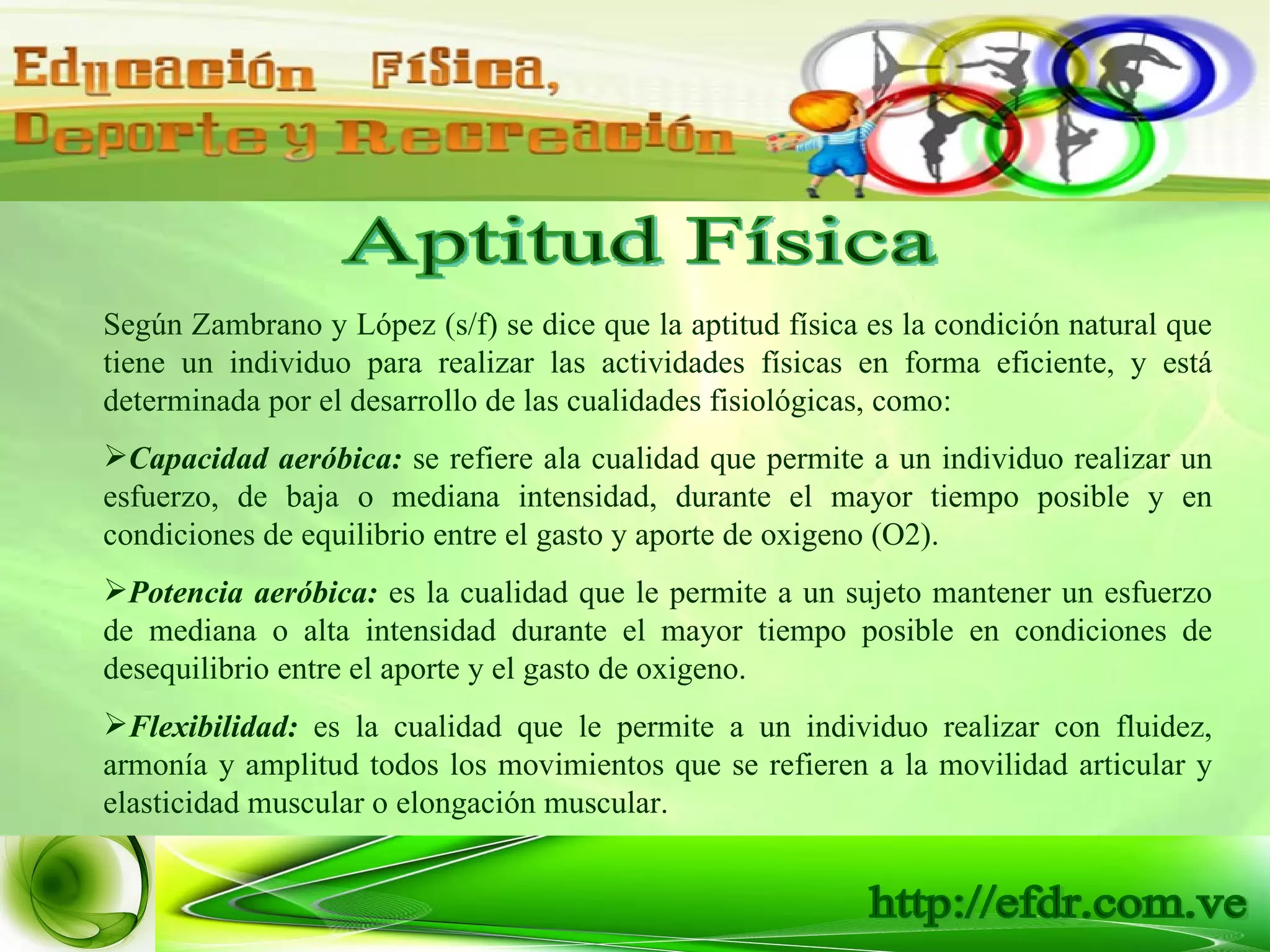 Aptitud física | PPT