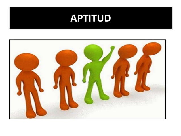APTITUD VS ACTITUD | PPT