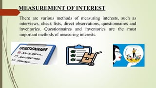 aptitute test and interest presentation. | PPT