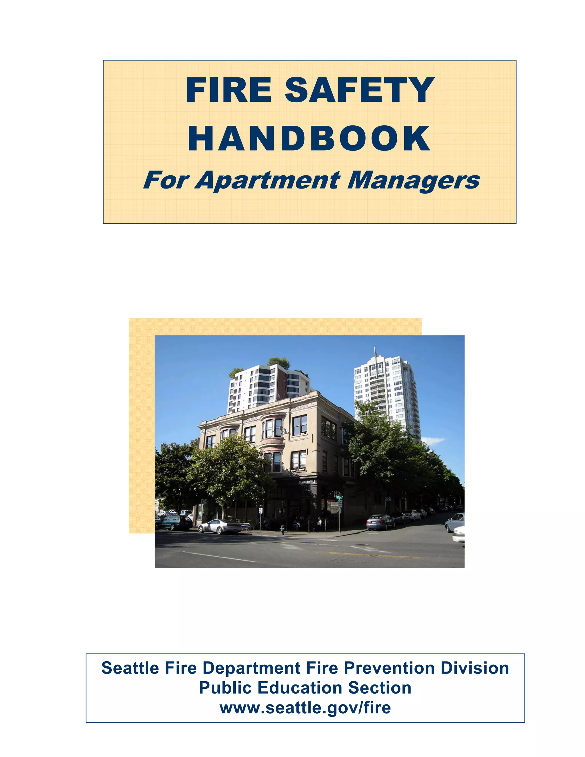 Fire Safety managers handbook | PDF