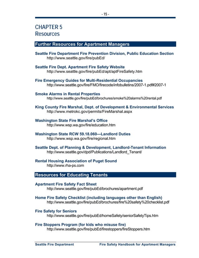 Fire Safety managers handbook | PDF
