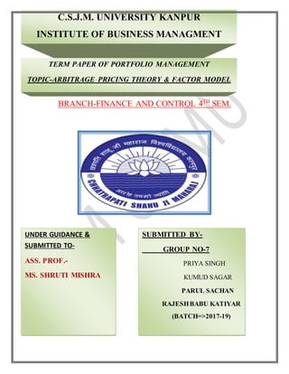 APT portfolio mnagmnt | DOCX