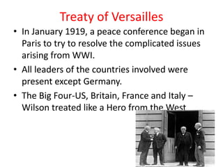 Ap treaty of versailles | PPTX