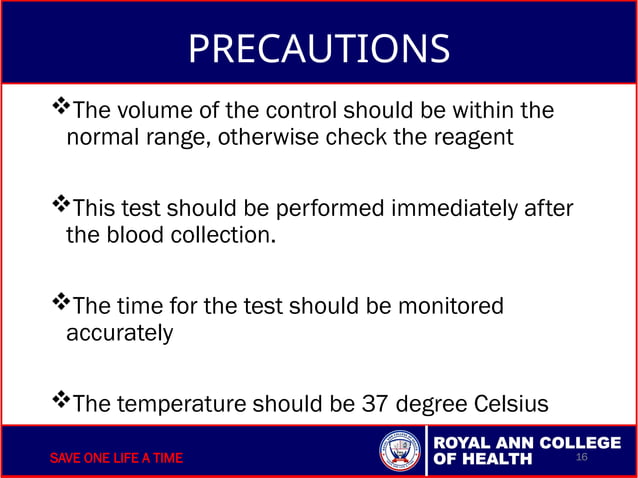 APPT- Activated Partial Thromboplastin Test | PPTX