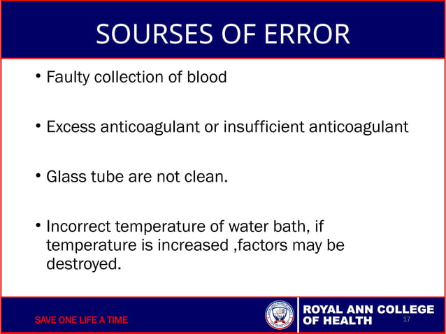 APPT- Activated Partial Thromboplastin Test | PPTX