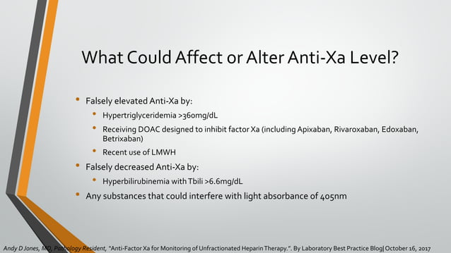 Anti-Xa versus aPTT Monitoring for Intravenous Heparin Administration ...