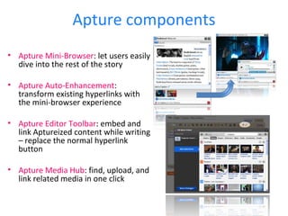 Apture Publisher Overview | PPT