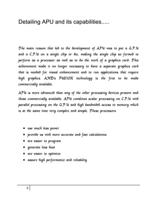 Apu fc & s project | PDF