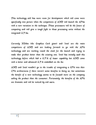 Apu fc & s project | DOCX | Laptops | Computing