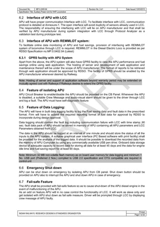 Apu rdso-draft specification-mp-0-2400-64-priliminary revised draft apu specification comments ...
