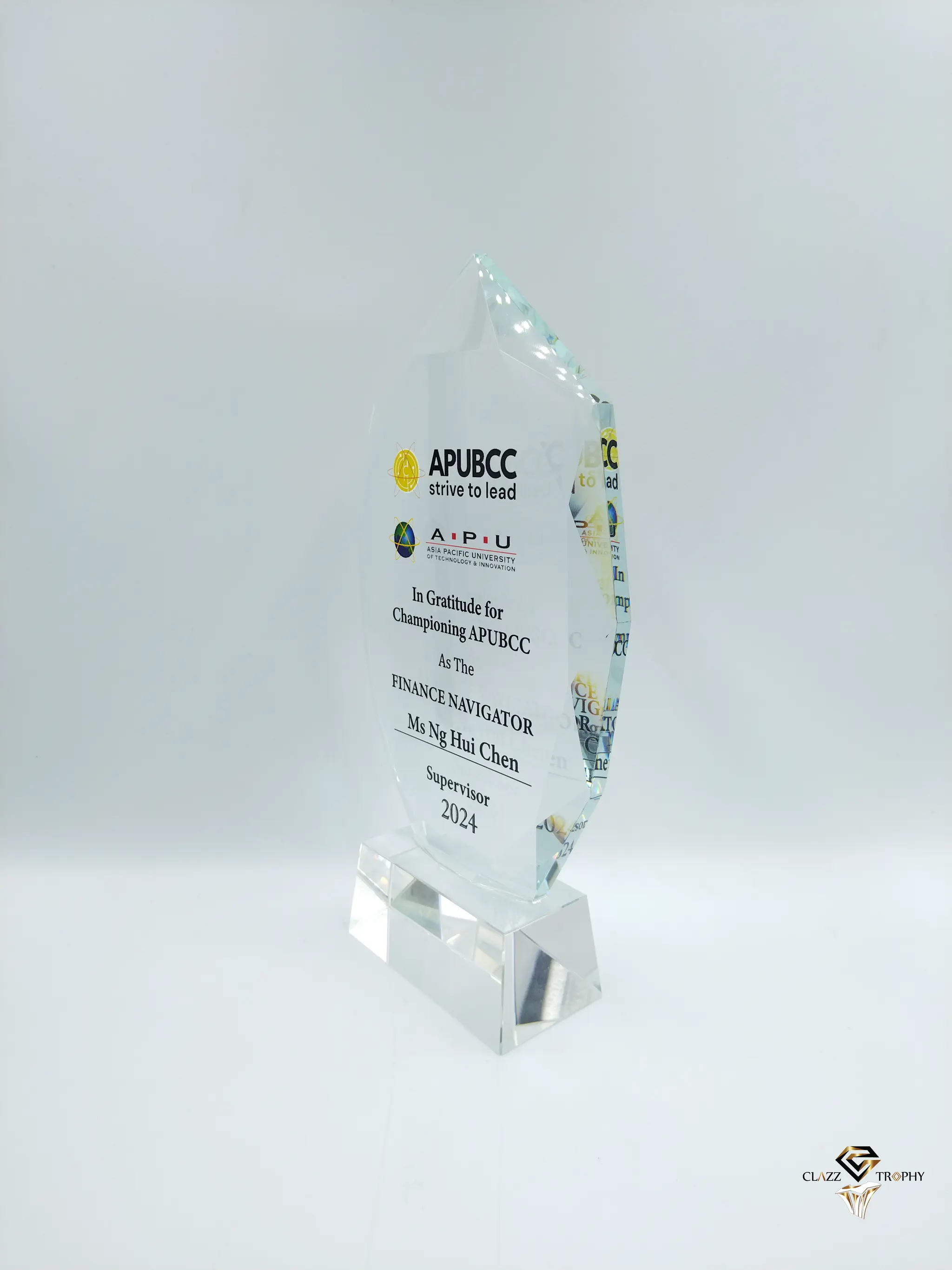 APUBCC Crystal Plaques at Clazz Trophy Malaysia | #1 Reliable Trophy ...