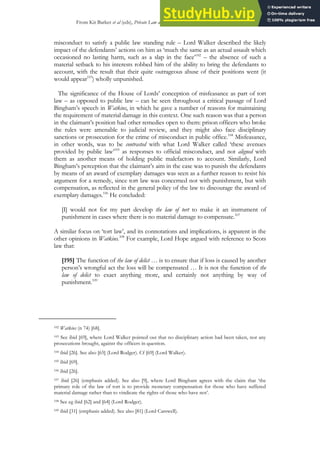 A Public Law Tort Understanding Misfeasance In Public Office | PDF