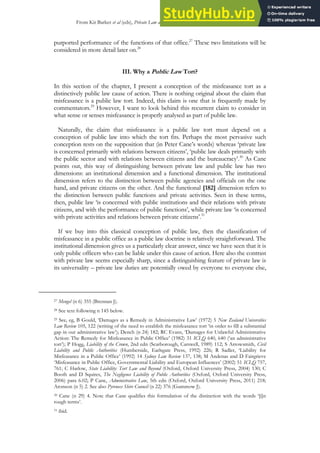 A Public Law Tort Understanding Misfeasance In Public Office | PDF