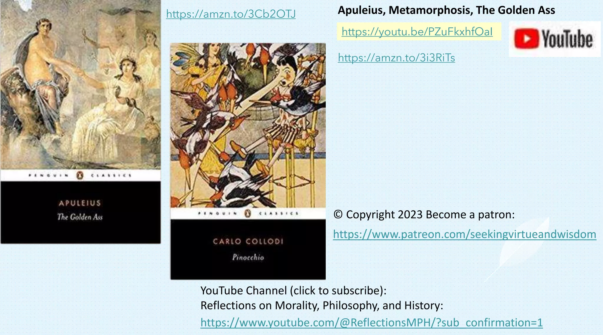 Metamorphosis of Apuleius, the Golden Ass, Possible Inspiration for Pinocchio | PPT