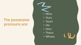 APUNTE_2._POSSESSIVE_PRONOUNS u1.PPTX unidad 1 octavo | PPT
