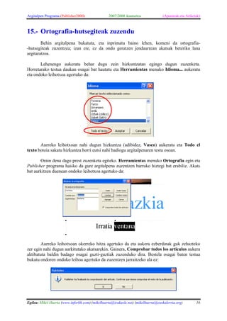 Apunteak eta ariketak | PDF