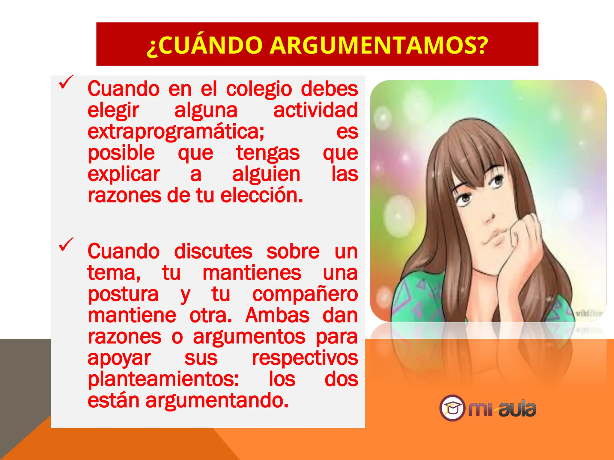 APUNTE_COMO_ARGUMENTAR_.ppt ejercicios y pasos | PPT | Educational ...