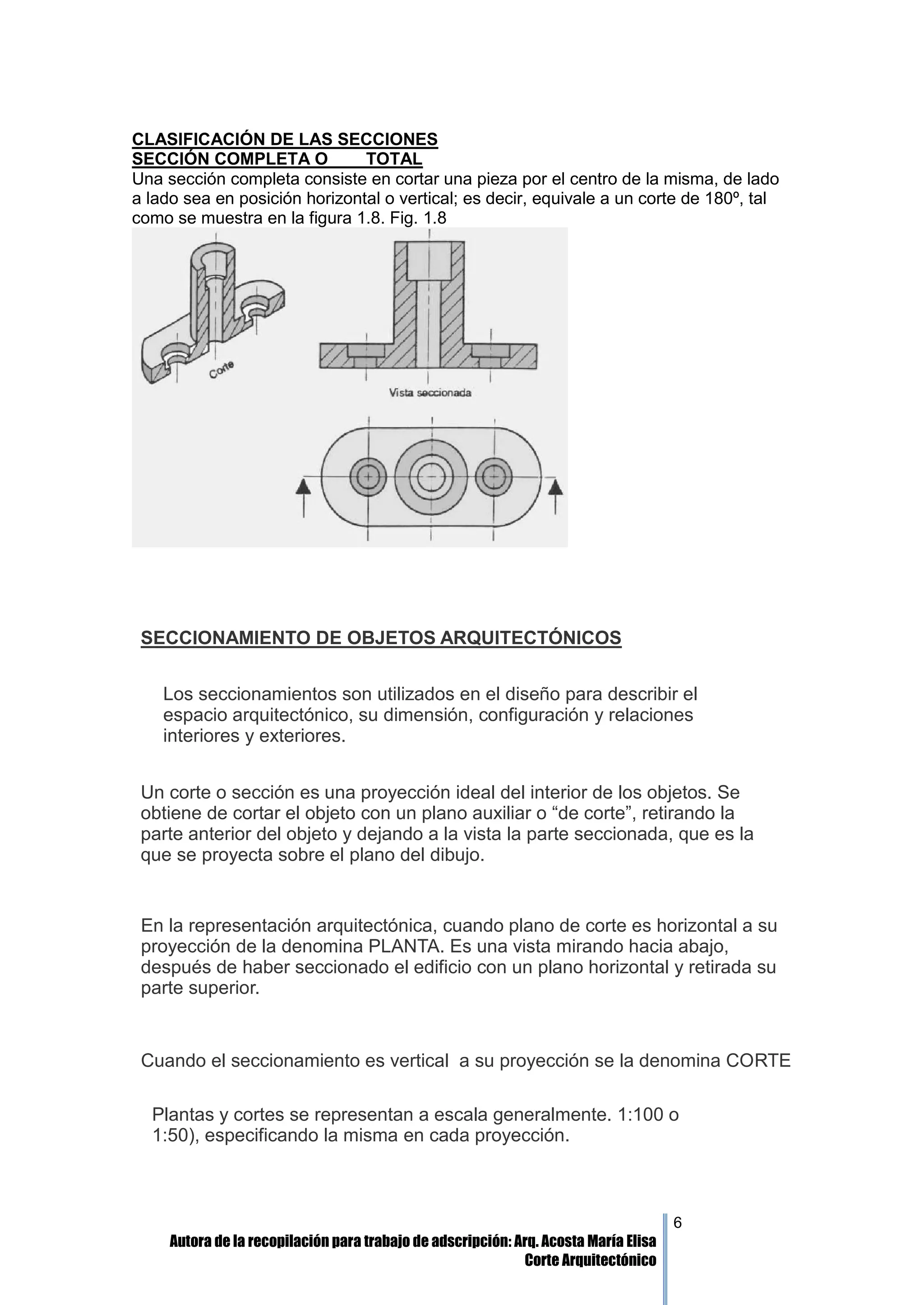 CORTES DE ARQUITECTURA | PDF