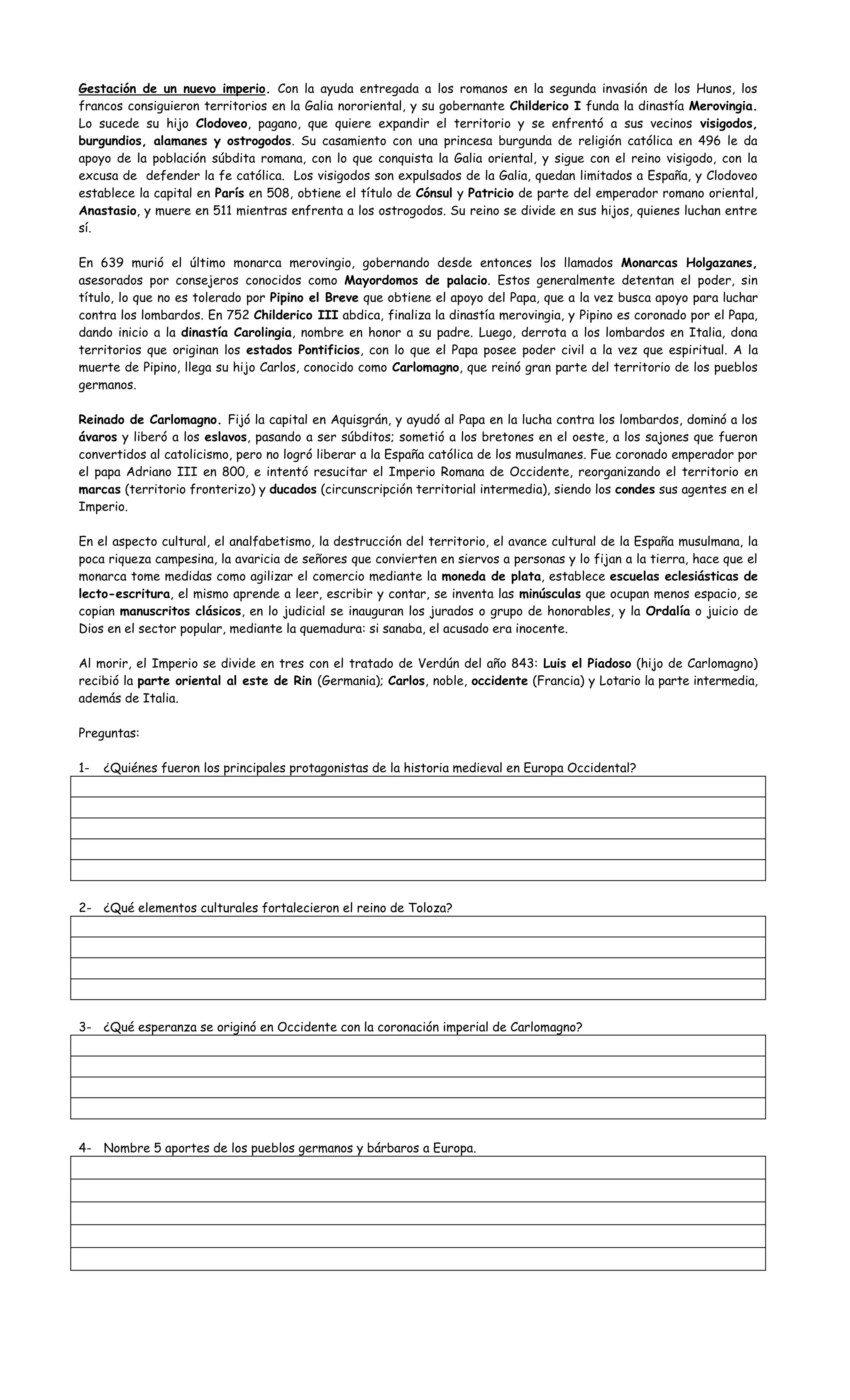 Apunte edad media, los germanos | DOCX