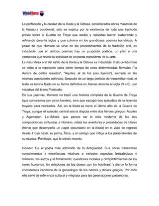 Apunte homero | PDF