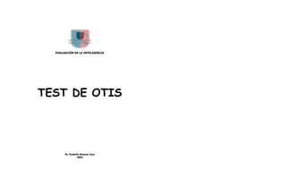 Apunte Otis test para evaluar inteligencia .docx