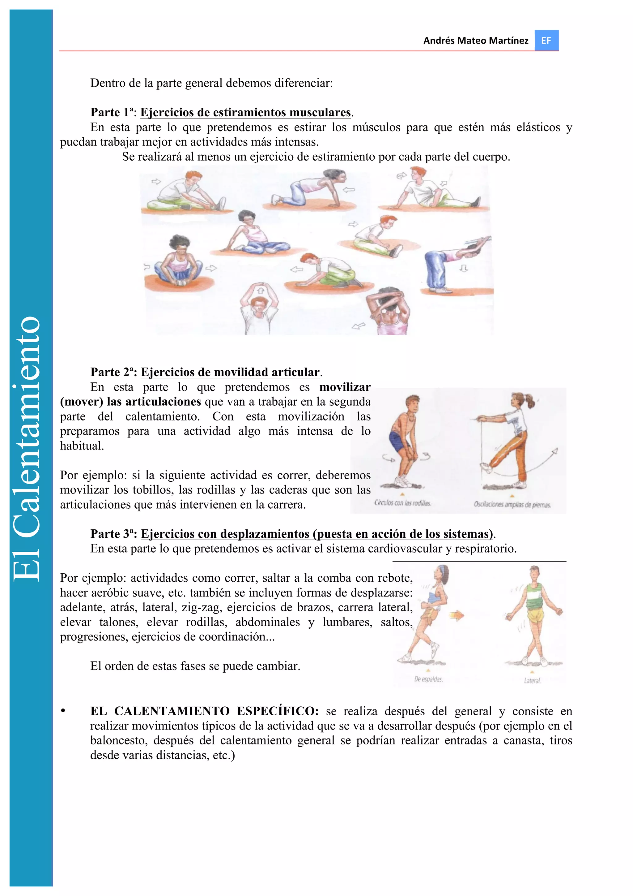 Apuntes Calentamiento 2º ESO | PDF
