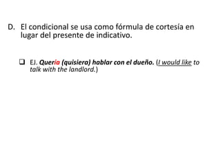 Apuntes el futuro y el condicional | PPT