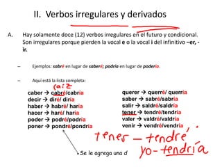 Apuntes el futuro y el condicional | PPT