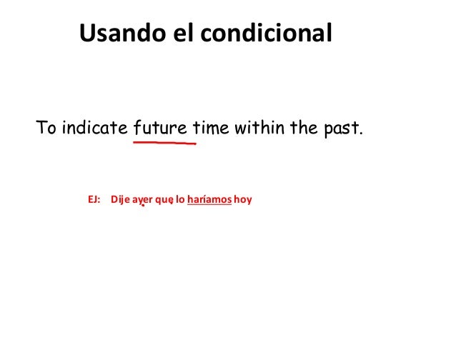 Apuntes el futuro y el condicional