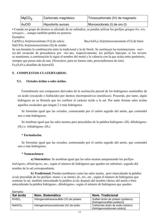 Apuntesformulacioninorganica | PDF