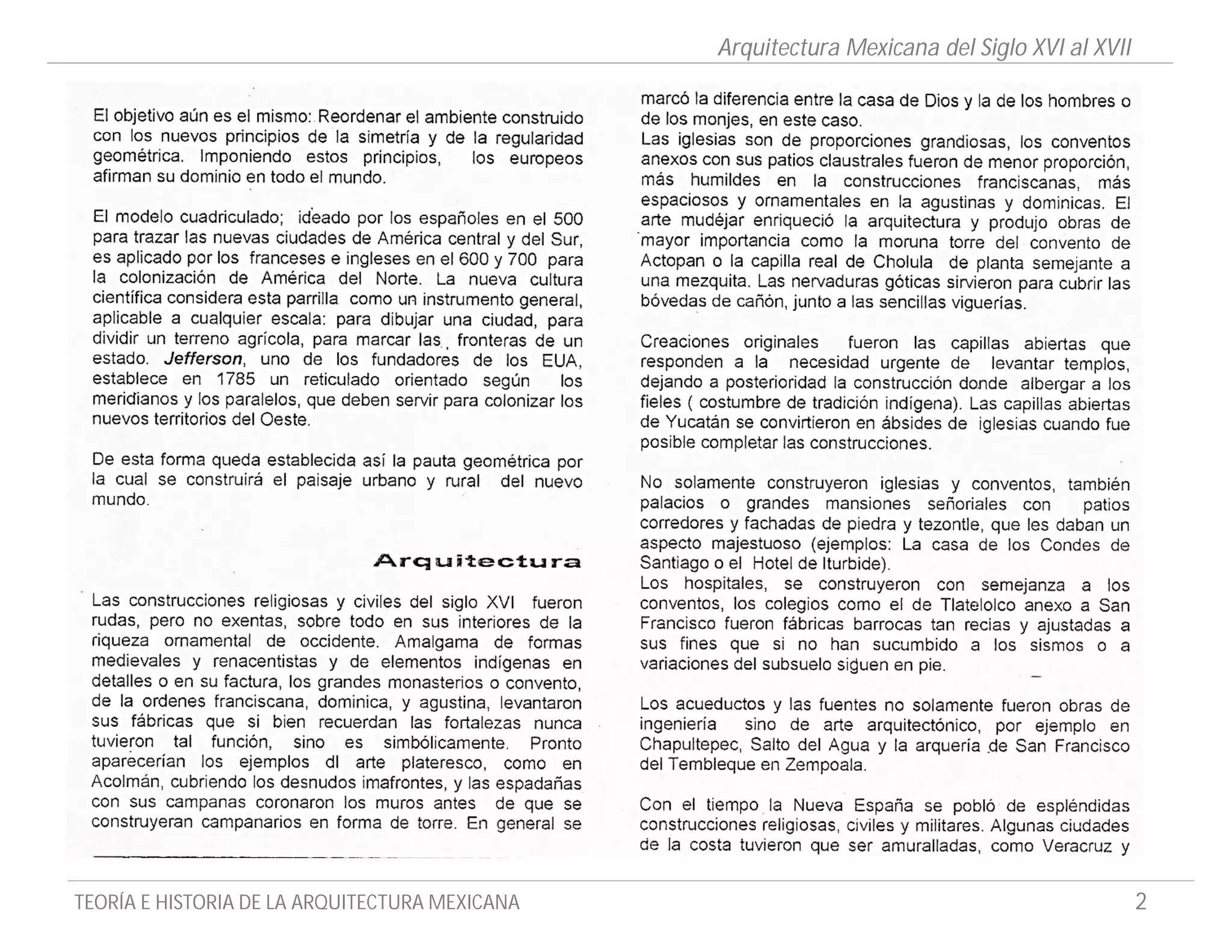 Apuntes historia de la arquitectura mexicana (s | PPT