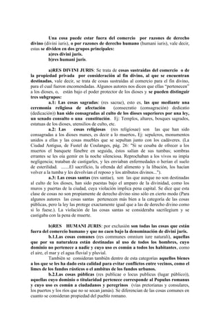 Apuntes para el curso de derecho romano | PDF