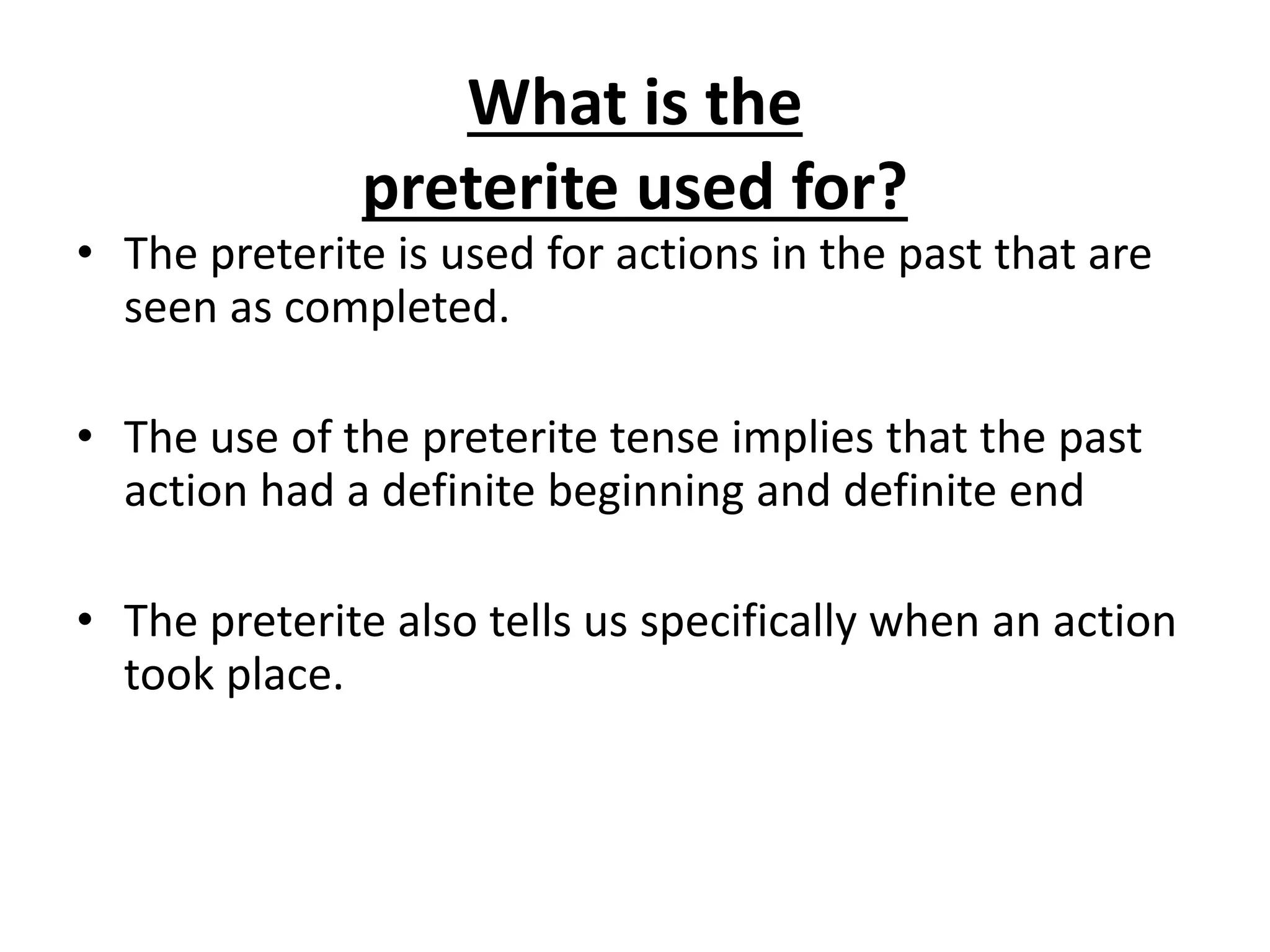 Apuntes preterito verbos ar | PPTX