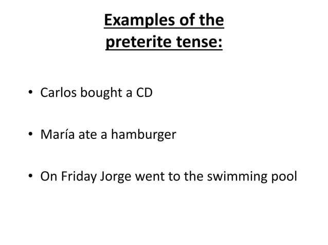 Apuntes preterito verbos ar | PPTX