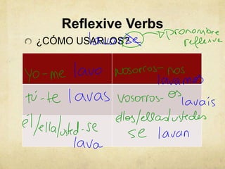 Apuntes reflexive verbs | PPTX