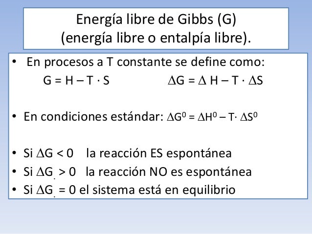 Energia Libre De Gibbs Ejercicios Resueltos Pdf - Leer un Libro