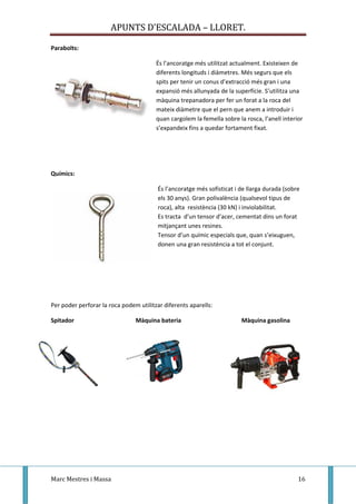 Apunts escalada | PDF