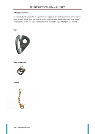 Apunts escalada | PDF