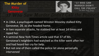 Criminology Presentation on Bystander Syndrome | PPTX | First Aid ...