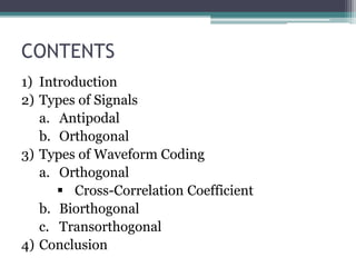 Waveform Coding | PPTX