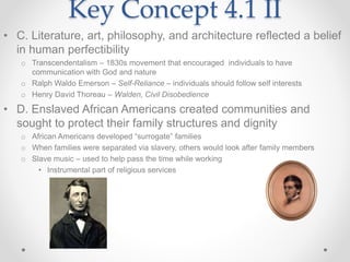 Apush review-key-concept-4.1-revised-2015 | PPTX