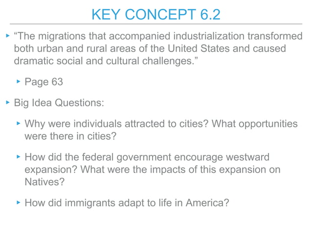 Apush review-key-concept-6.2-revised-edition | PPTX
