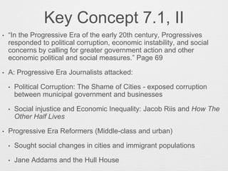 Apush review-key-concept-7.1-revised-edition | PPT